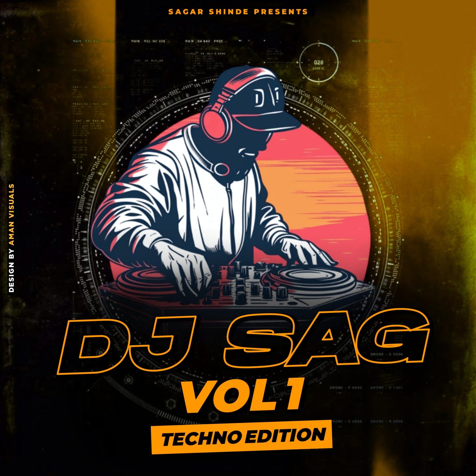 DJ SAG VOL – 1 TECHNO EDITION 2026 - SangliDjs.Com