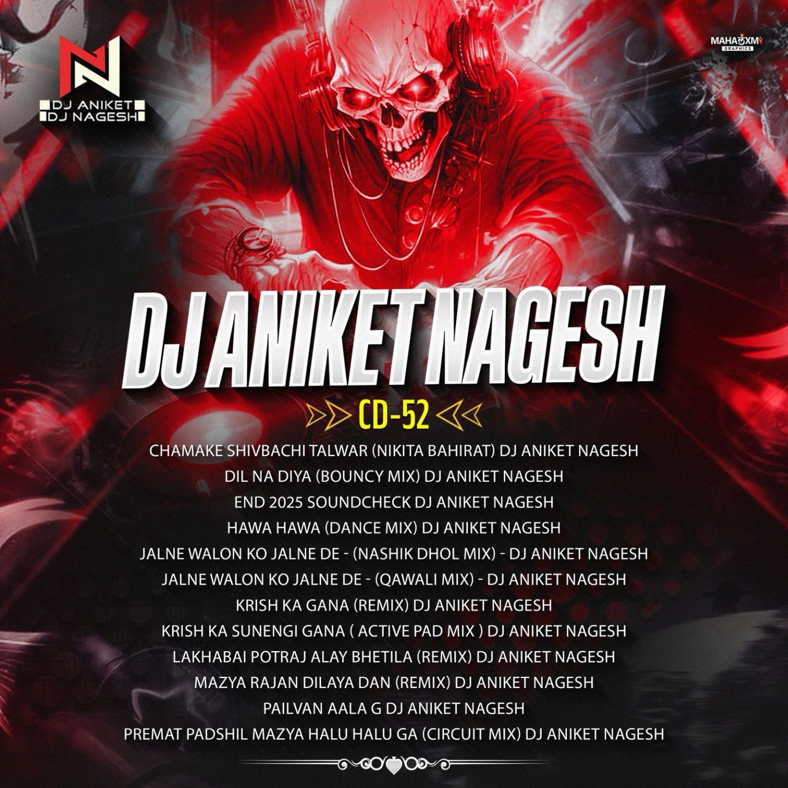 DJ ANIKET NAGESH CD 52 (2026 ALBUM) - SangliDjs.Com